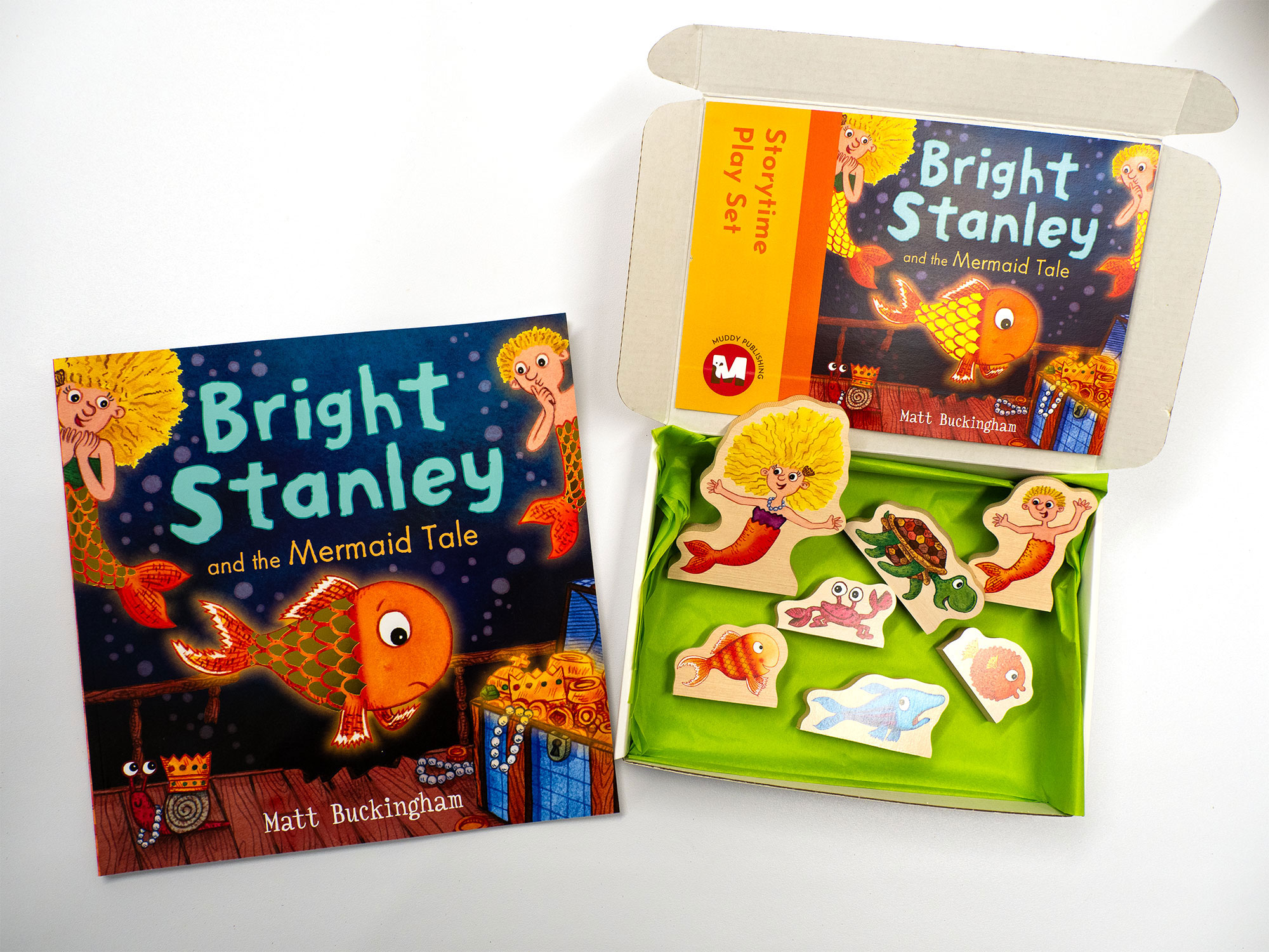 Bright Stanley & the Mermaid Tale Book and Play Set » Muddy Publishing